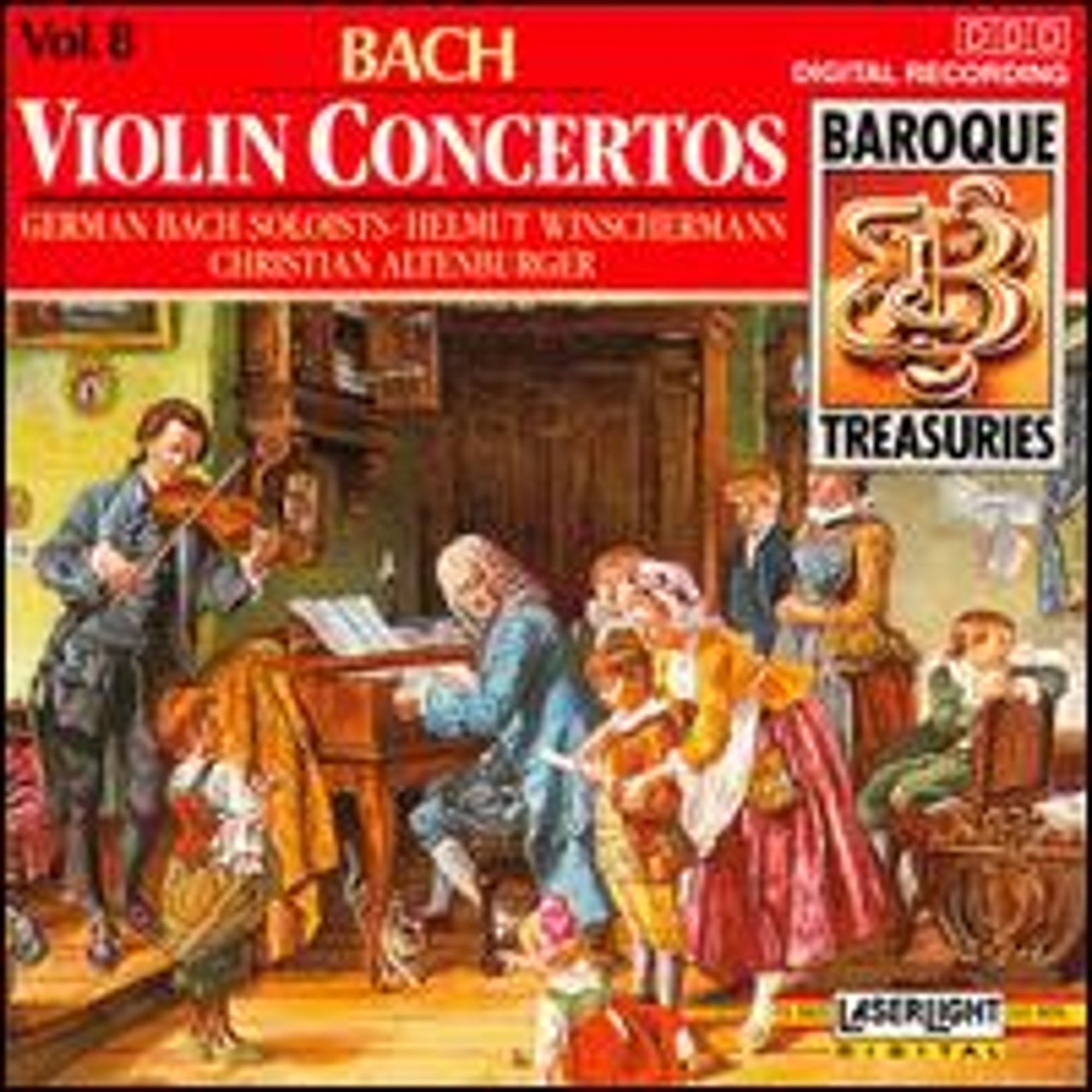 Bach: Violin Concertos (CD) by Christian Altenburger (violin), Ernst ...