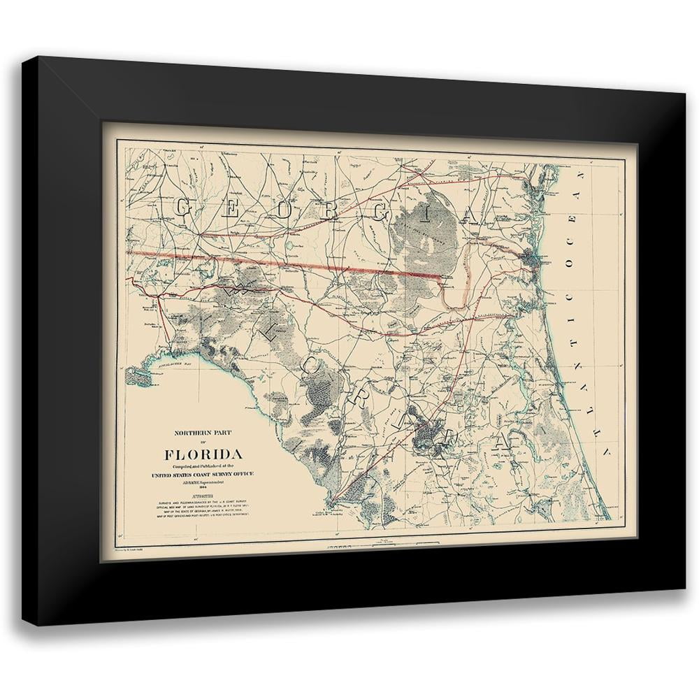 Bache 18x14 Black Modern Framed Museum Art Print Titled - Northern ...