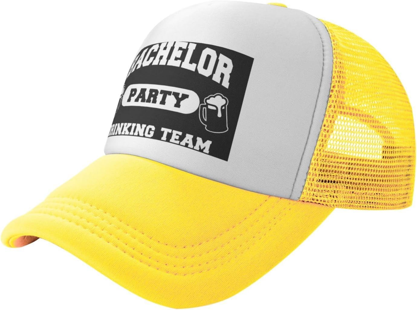 Bachelor Party Groom Drinking Team Outdoor Baseball Hat Adjustable Mesh ...