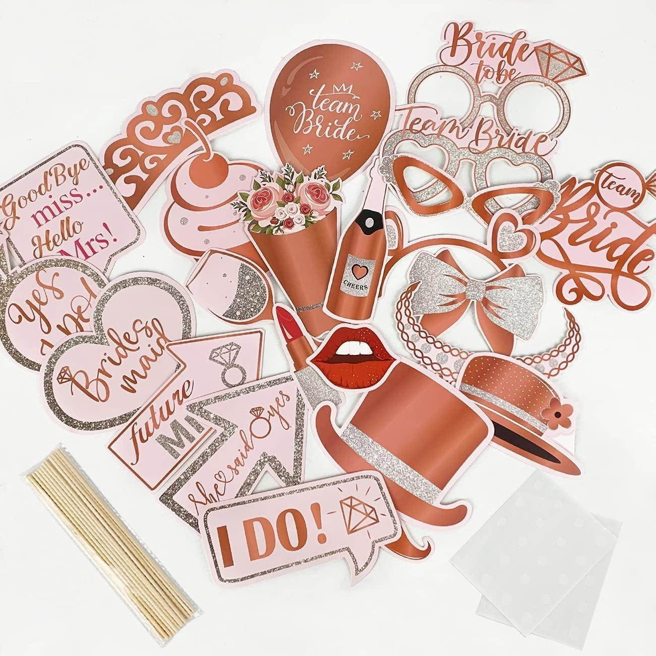 Bachelor party Wedding bride wedding bride to be photo props Team bride ...