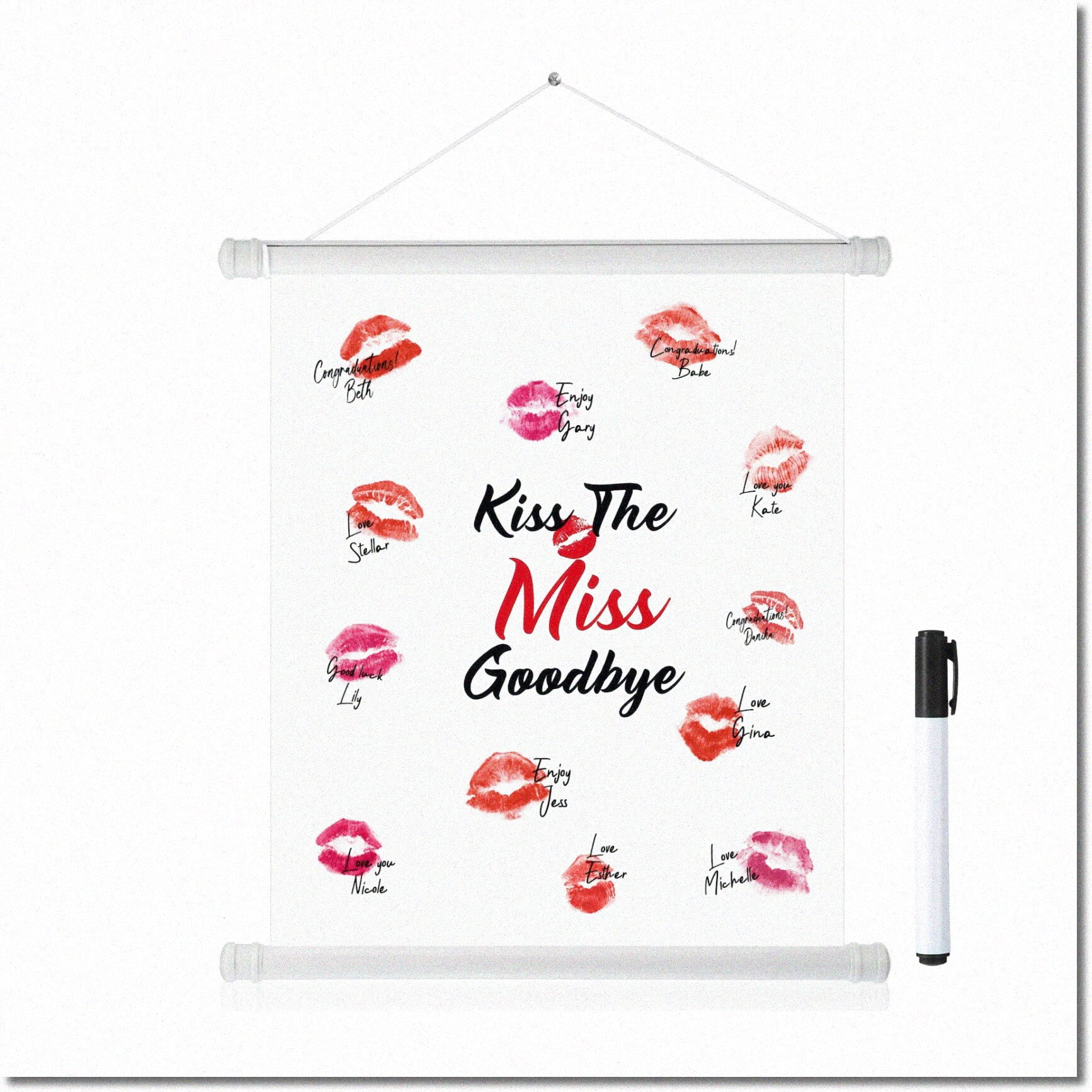 Bachelorette Bliss: Signature Hanging Poster - A Fun Bride Shower Game & Guest Book Alternative ...
