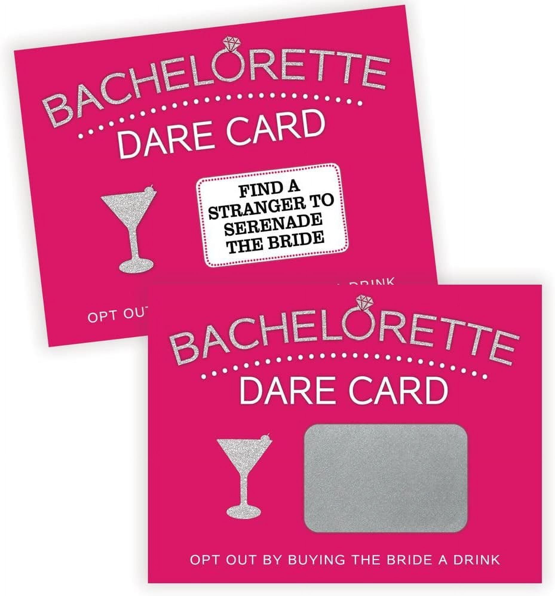 Bachelorette Dare Card Scratch Off Game - 20 Fun Challenges for Girls ...