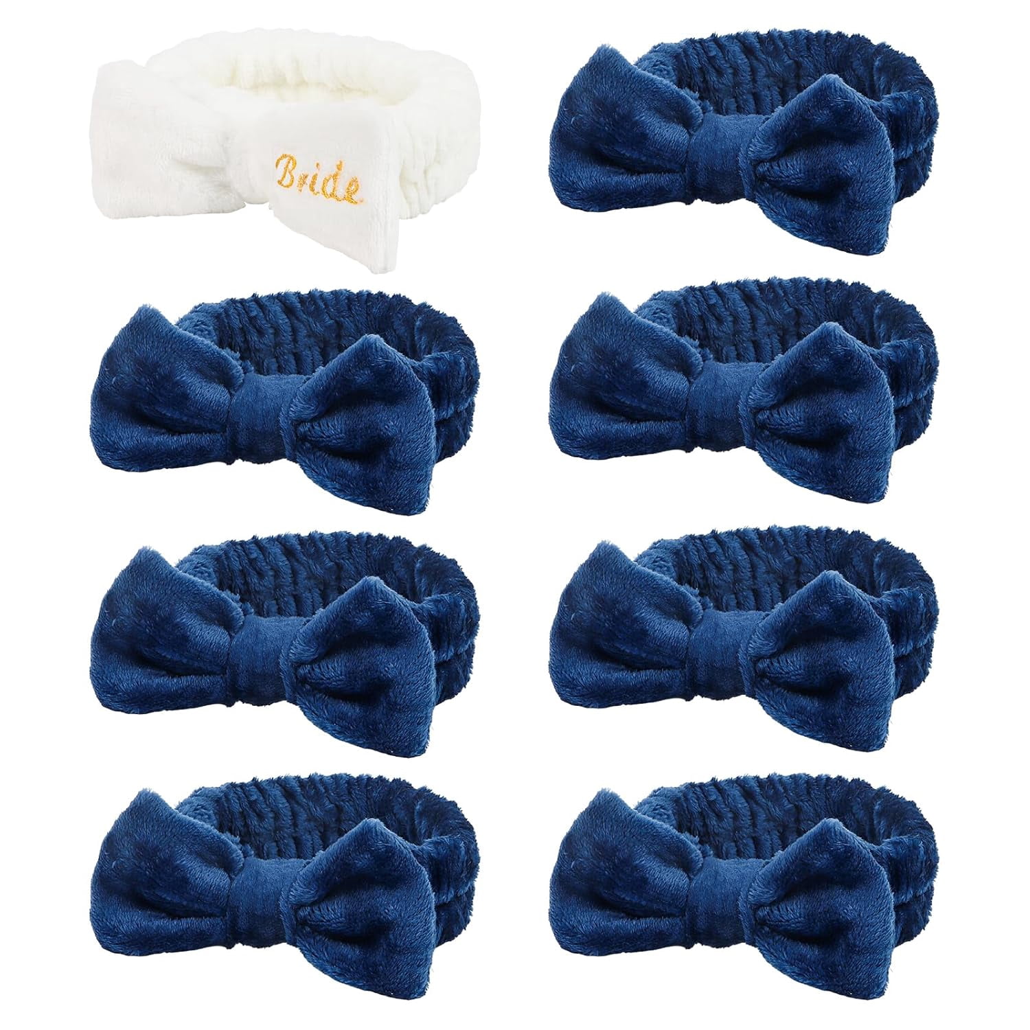 Bachelorette Party Favor Set Bride Spa Headband Bride Headband and ...