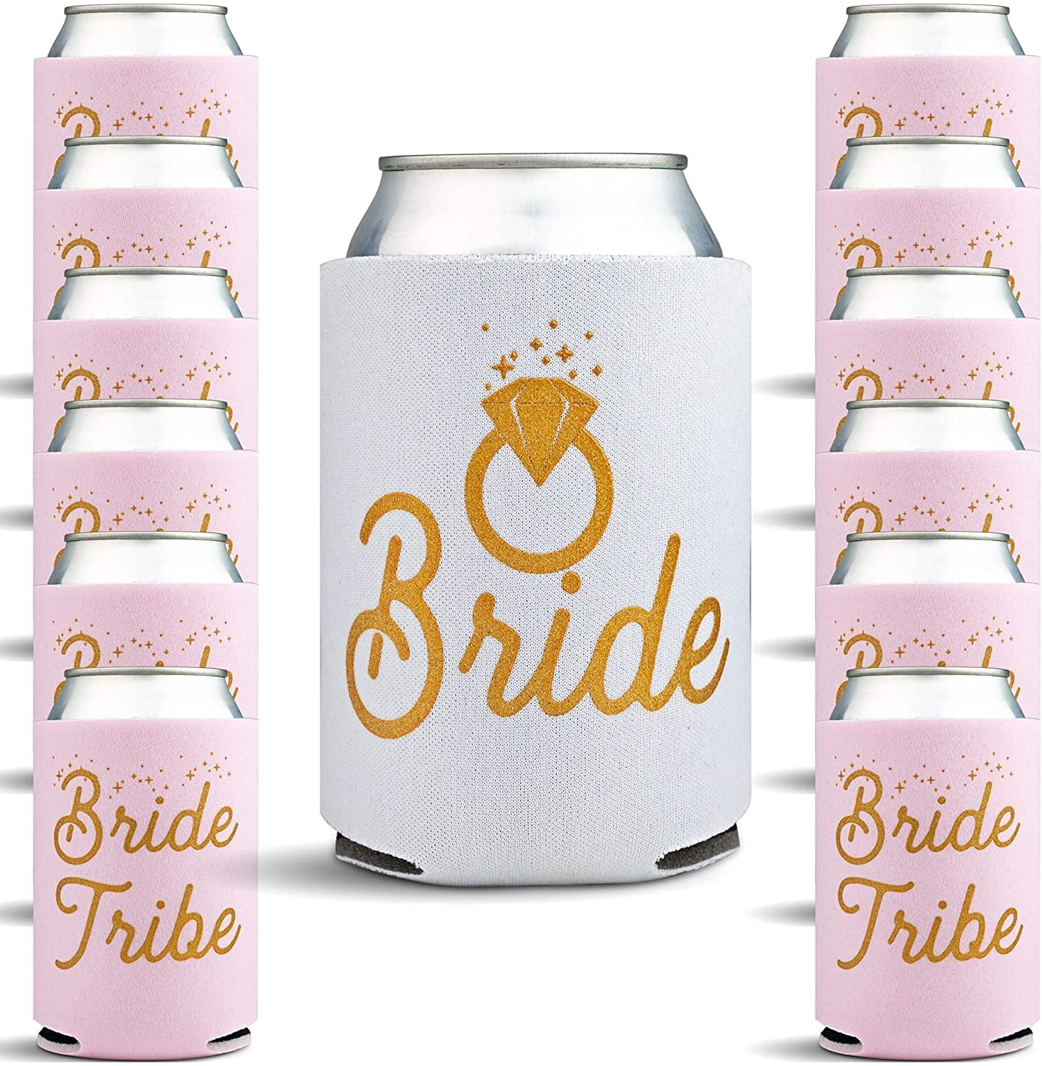 Bachelorette Party Favors - 13 Pack Bridal Shower Decor Can Coolers ...