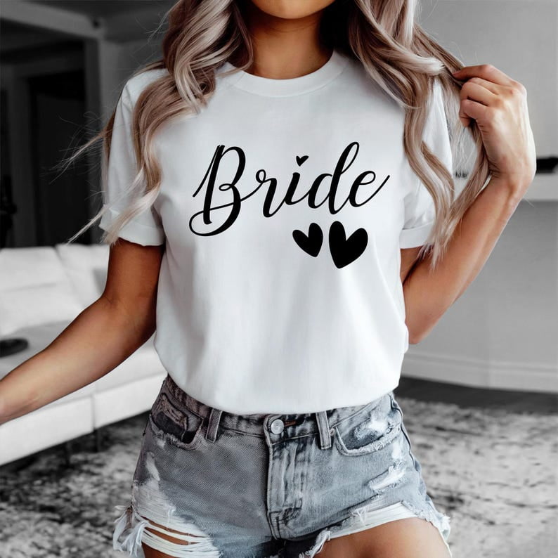 Bachelorette Party Shirts: Bride & Squad Matching Bridal Gift ...