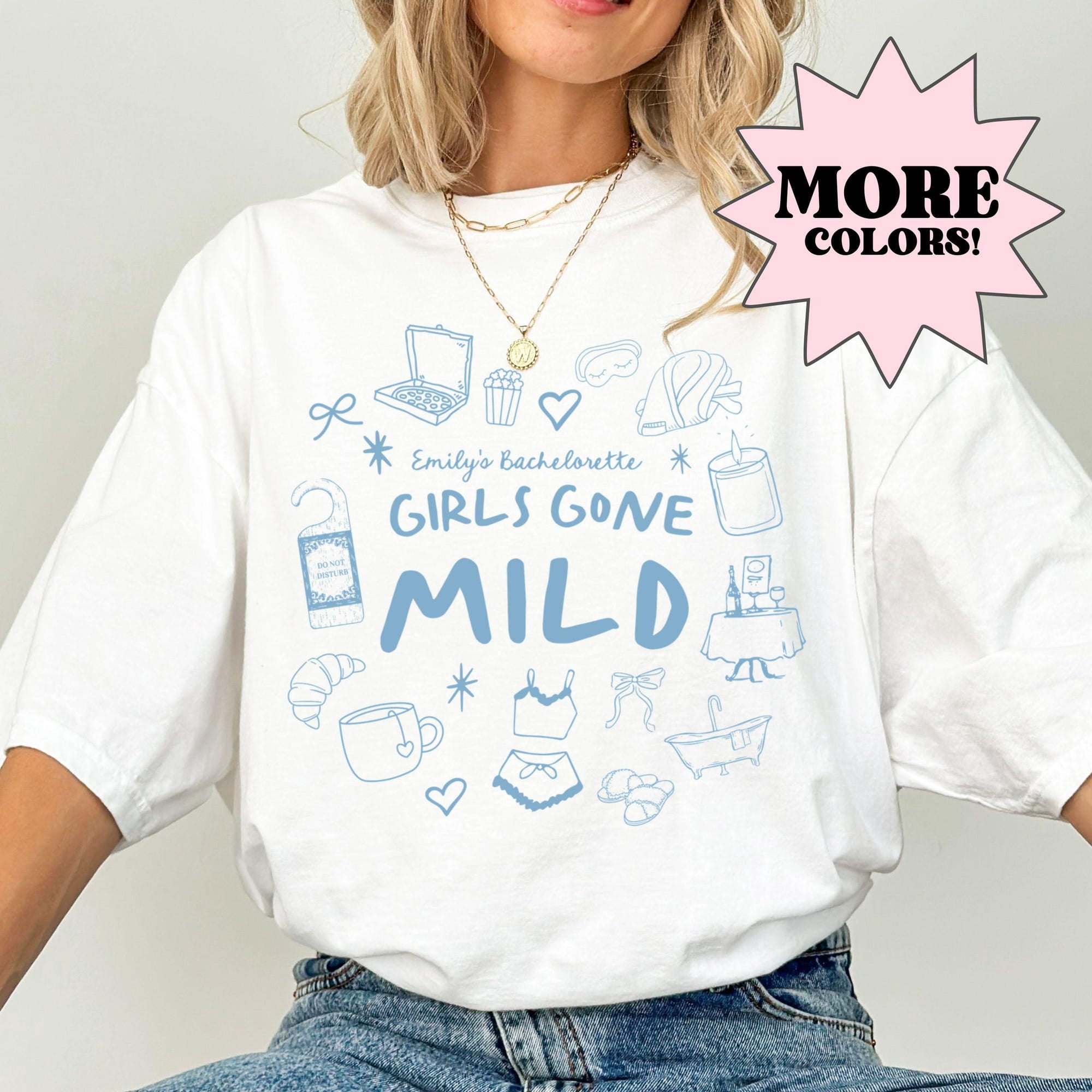 Bachelorette Party Shirts Girls Gone Mild Spa Bachlorette Slumber Party ...