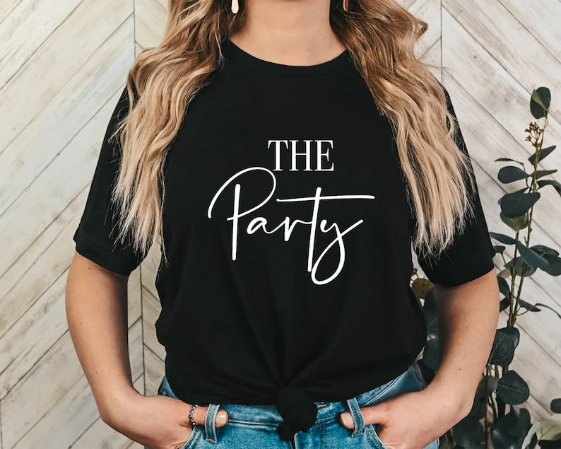 Bachelorette Party Shirts Wife of the Party & The Party Matching bridal ...