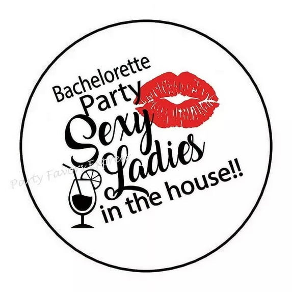 Bachelorette Party Sticker Party Favors Sticker Envelope Seals Labels ...