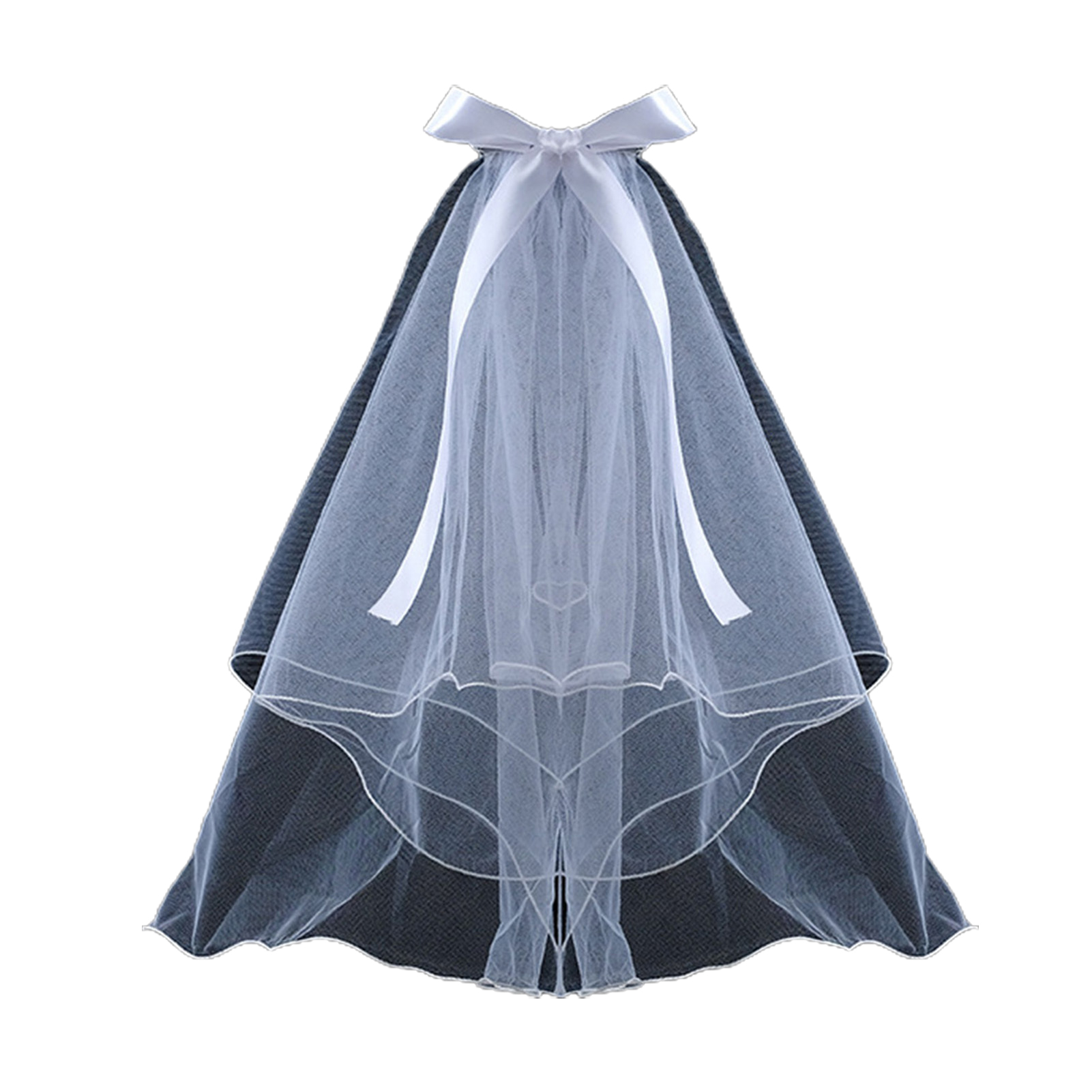 Bachelorette Party Veil, LED Light UP Net Yarn Fashion Fairy Bow Knot ...