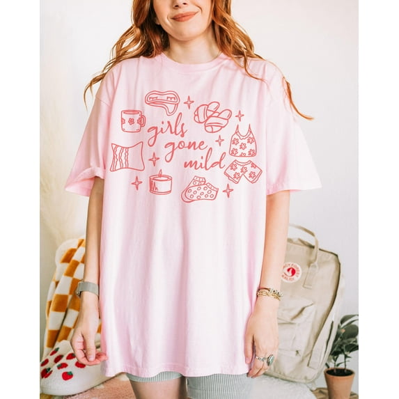 Bachelorette Shirt, Girls Gone Mild, Slumber Party Tee, Bach Party T ...