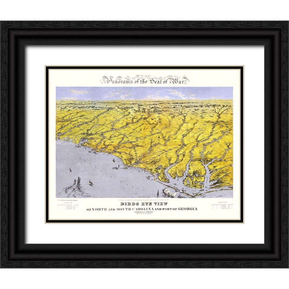Bachmann 14x12 Black Ornate Wood Framed with Double Matting Museum Art ...