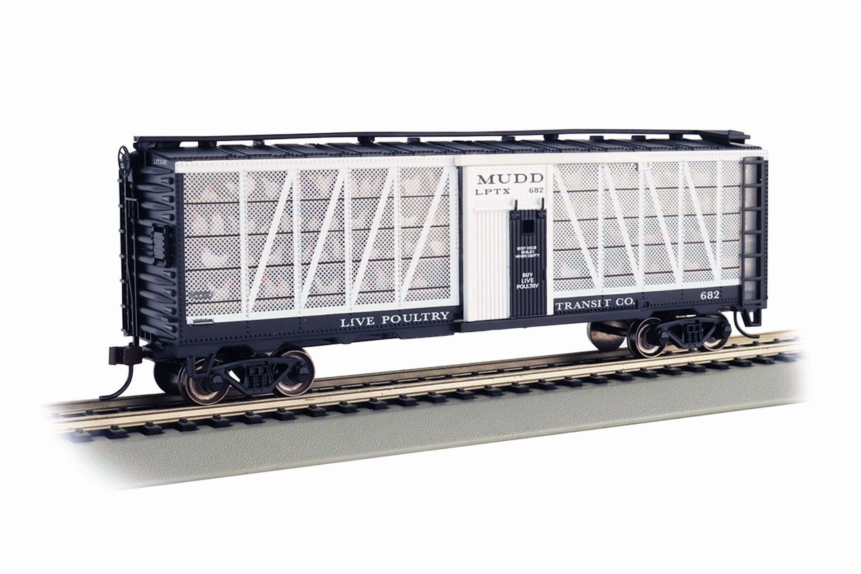 Bachmann 15901 HO Live Poultry Transit Co. #682 - Poultry Transport Car ...