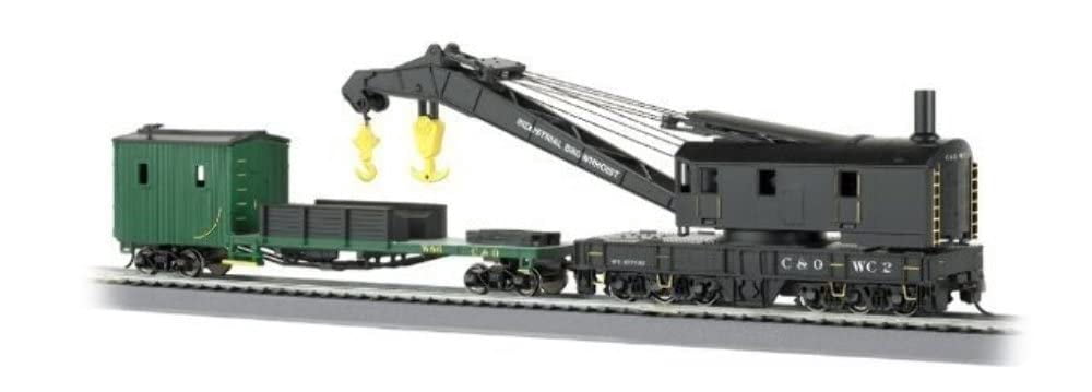 Bachmann 16122 HO Scale Chesapeake & Ohio 250-Ton Steam Crane & Boom ...