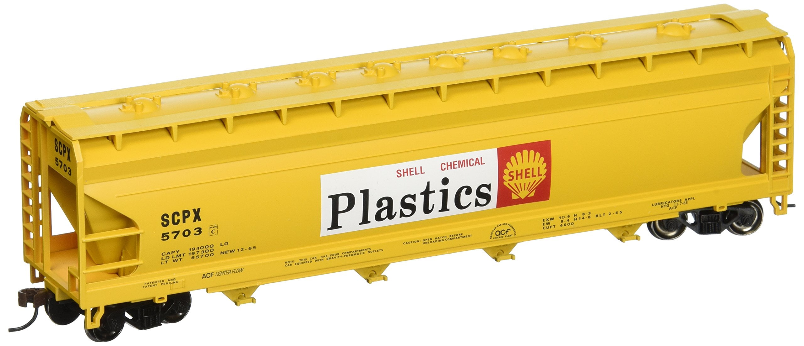 Bachmann BAC17534 HO 56 ft. ACF Centerflow Hopper Shell - Walmart.com
