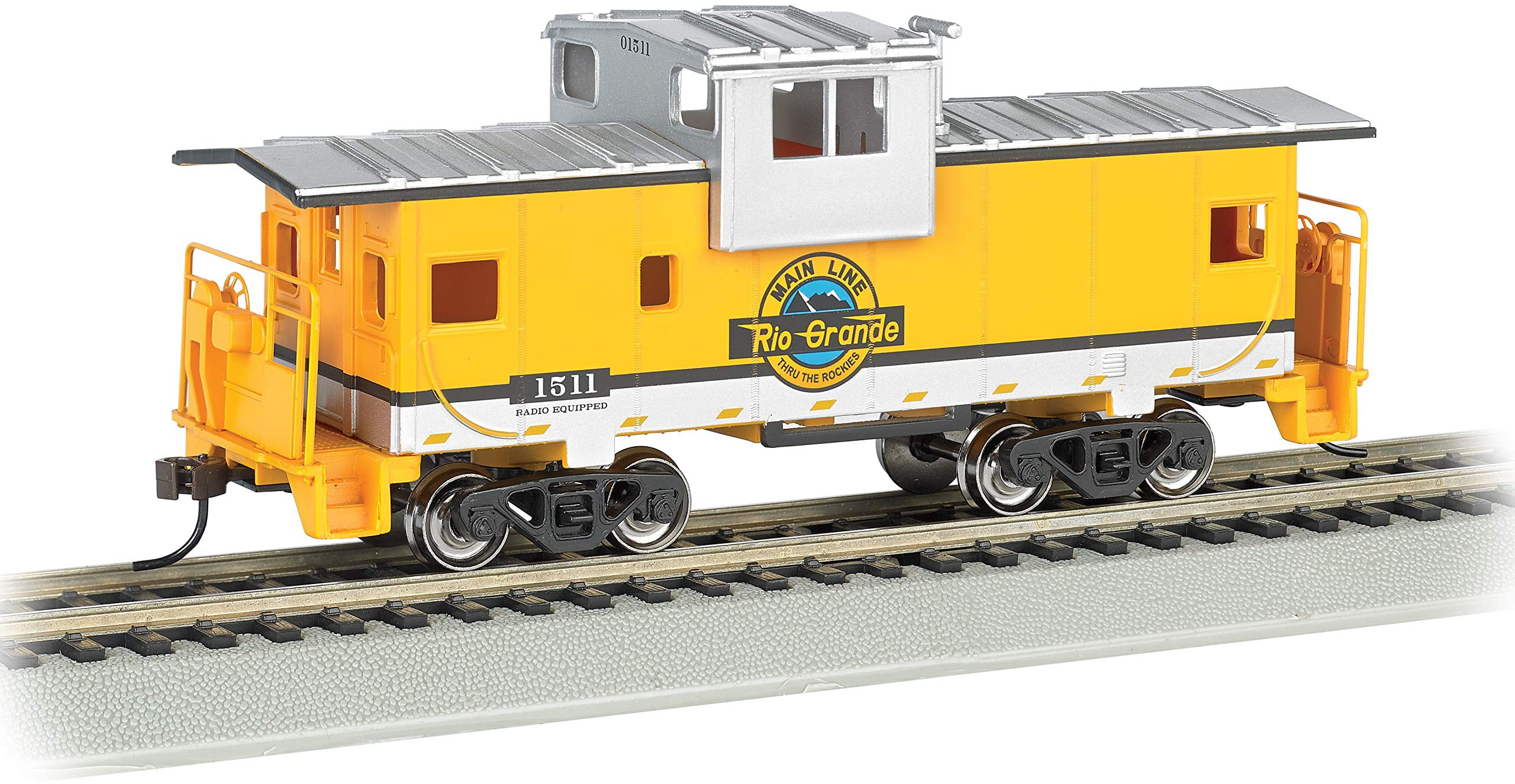Bachmann Trains - 36' Wide-Vision Caboose - Rio Grande #1511 - HO Scale ...