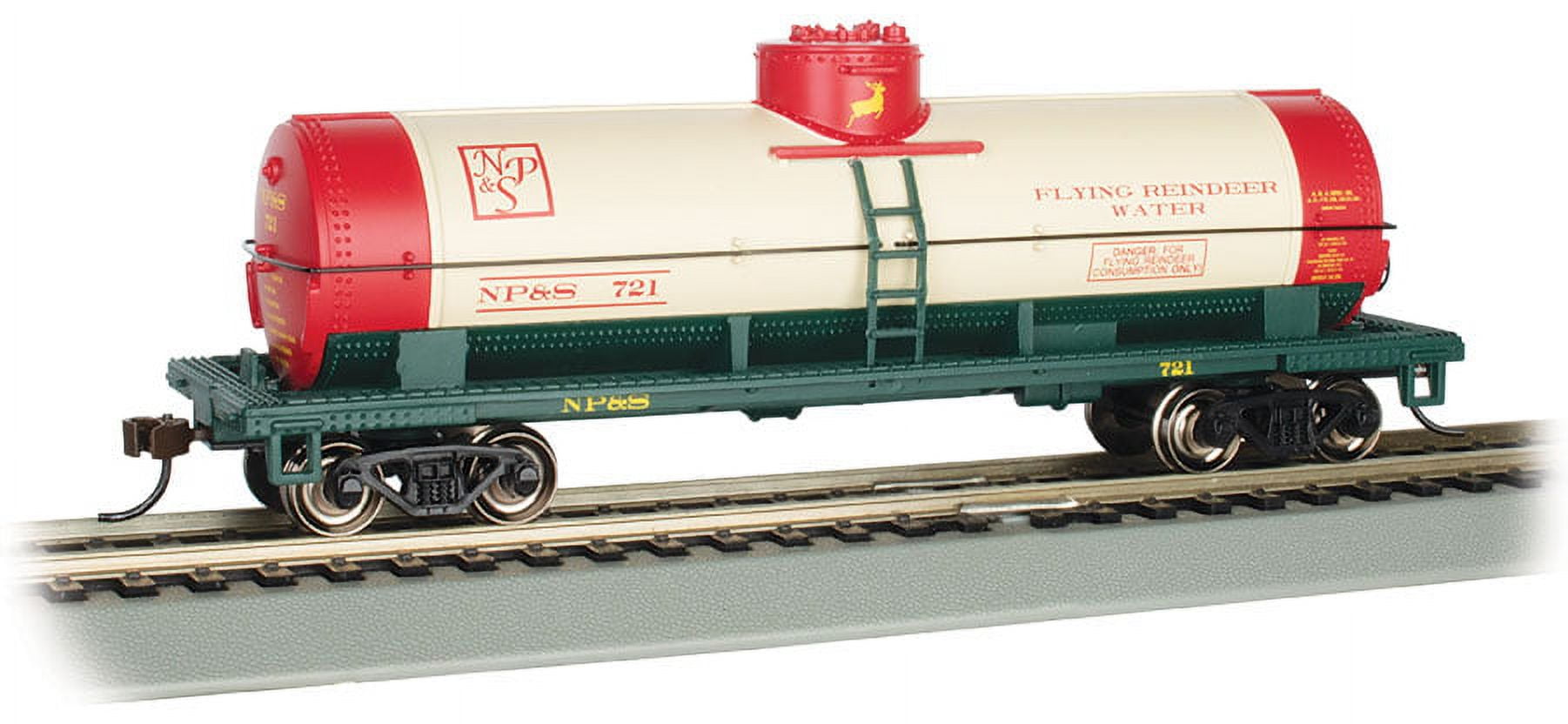Bachmann 17801 HO NP&S #721 - 40' Single-Dome Tank Car - Walmart.com