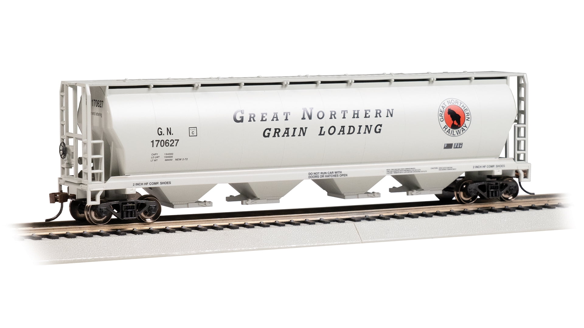 Bachmann-Canadian Cylindrical 4-Bay Grain Hopper - Ready to Run ...