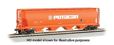Bachmann N Scale Train Hopper Potacan 19157 - Walmart.com