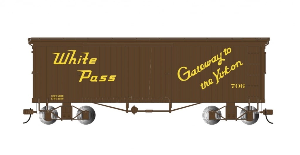 Bachmann 27001 On30 Scale Wood Boxcar - Ready to Run - Spectrum(R ...