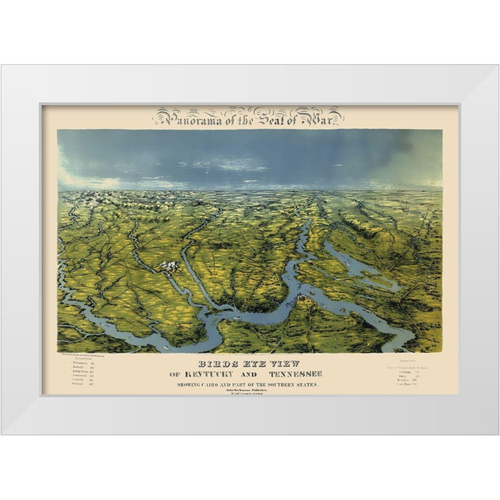 Bachmann 32x23 White Modern Wood Framed Museum Art Print Titled ...