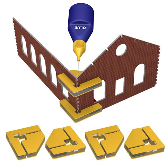 Magnetic Snap and Glue Clamp Set, 2-Piece Magnetic Clamps for Model ...