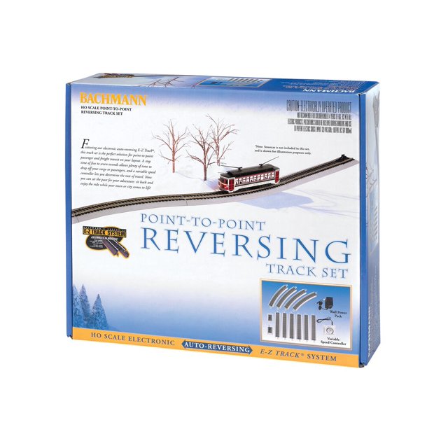 Bachmann 44547 HO Nickel Silver E-Z Track Reversing System Track Set ...
