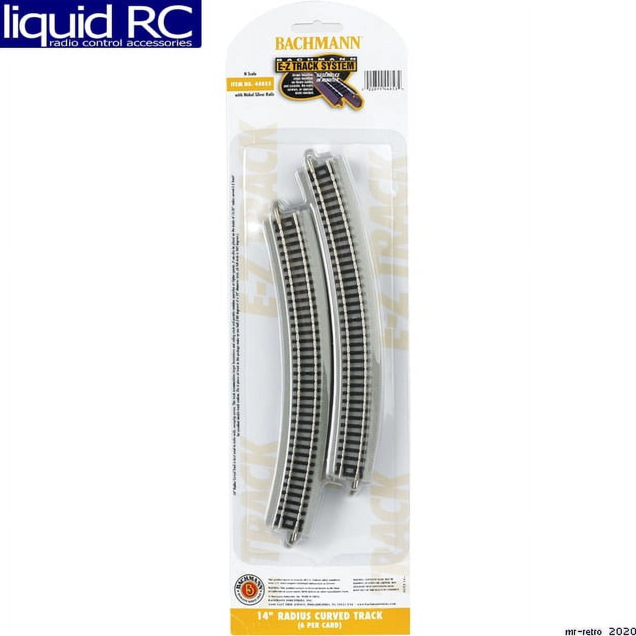 Bachmann 44853 N NS EZ 14 Radius Curve (6) - Walmart.com