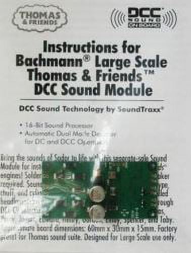 Bachmann 44958 G Thomas & Friends Sound & DCC Module/Decoder - Walmart.com