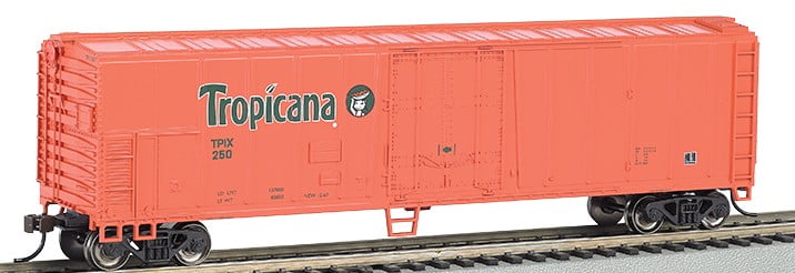 Bachmann 50' Steel Reefer - Tropicana Orange (HO Scale) - Walmart.com