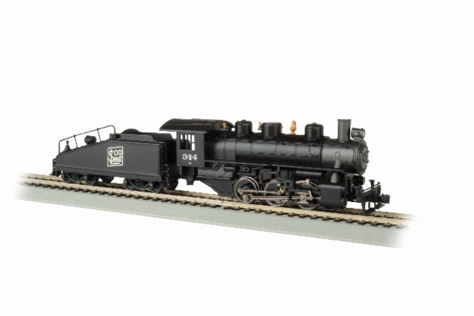 Bachmann 50608 HO Scale Soo Line #344 - USRA 0-6-0 w/ Slope tender ...
