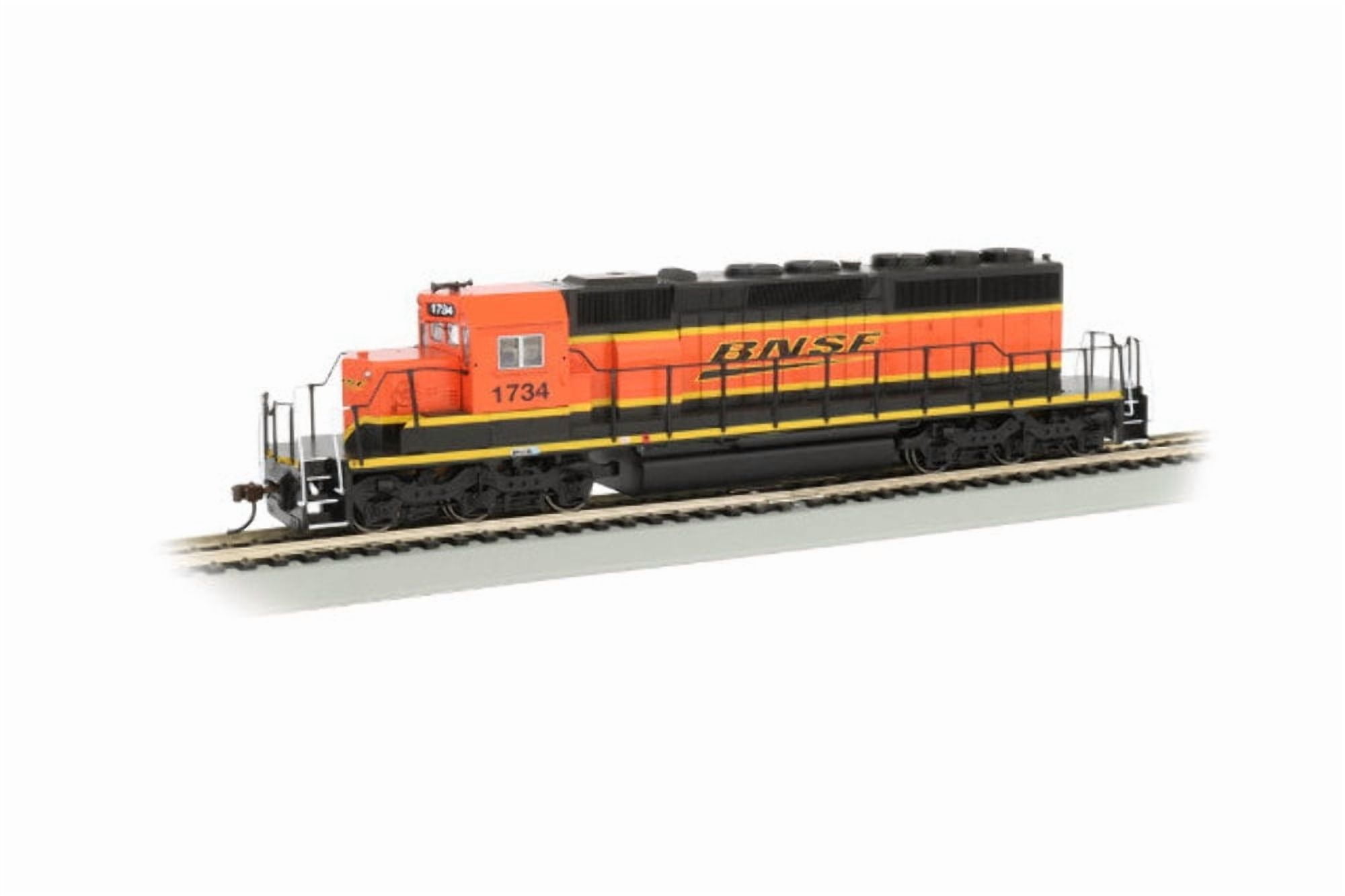 Bachmann-EMD SD40-2 w/DCC -- BNSF Railway #1734 (Heritage III H3, orange, black, - Walmart.com
