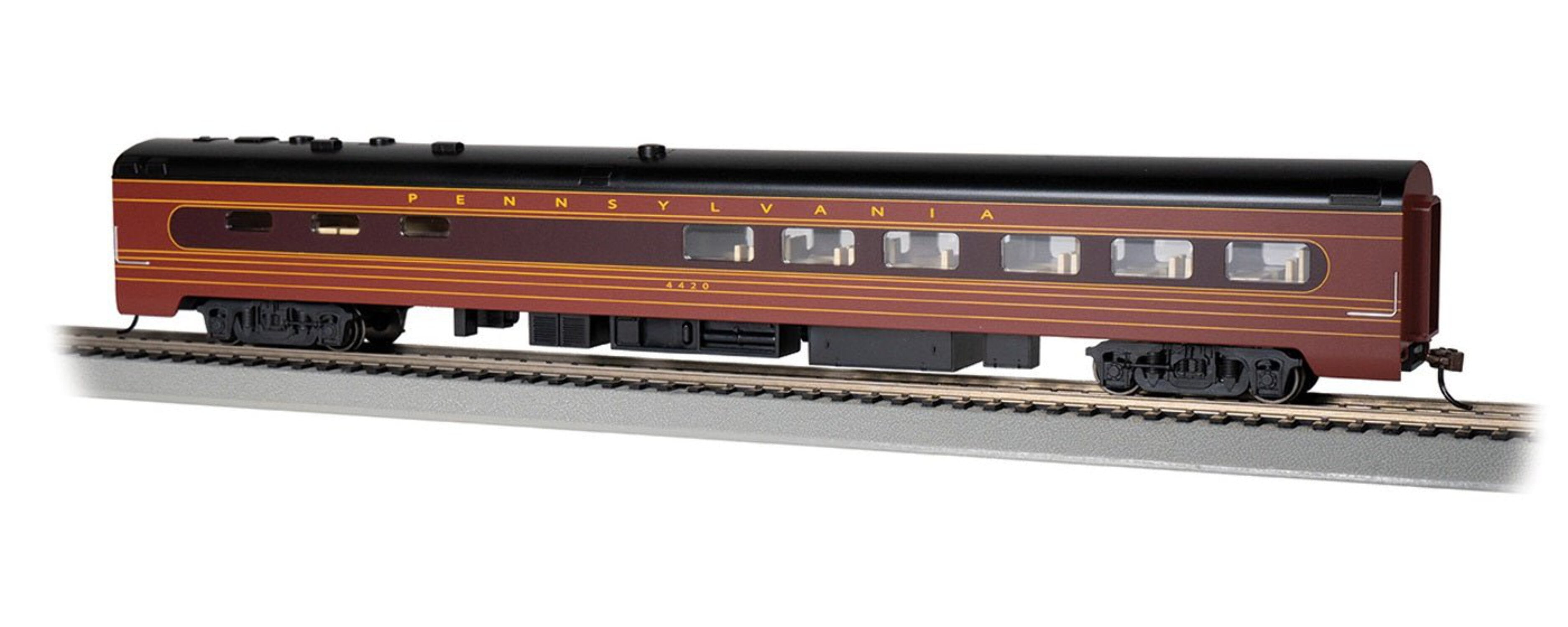 DISC Bachmann 85' Smooth-Side Dining Car with Lighted Interior PRR #4420, Fleet of Modernism, HO ...
