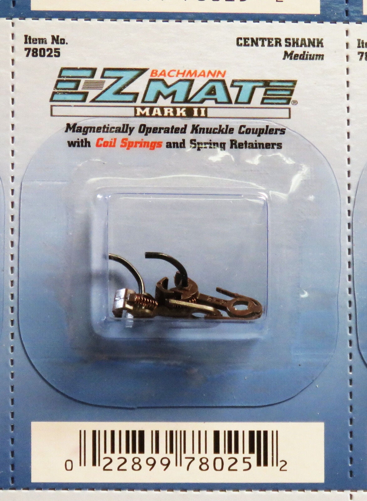 Bachmann HO Scale Center Shank Coupler Medium BAC78025 (1X Pack ...