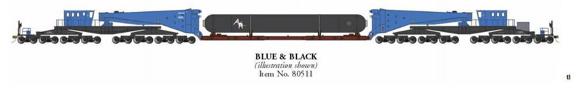 Bachmann Trains 380 Ton Schnabel HO Scale Car with Retort/Cylinder ...