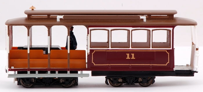 Bachmann HO Scale Train Motive Power Trolleys/Cable Cars Analog Red ...