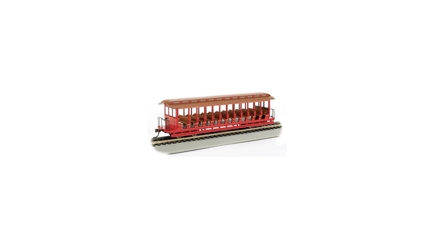 Bachmann-Jackson Sharp Open-Sided Excursion Car -- Painted, Unlettered ...