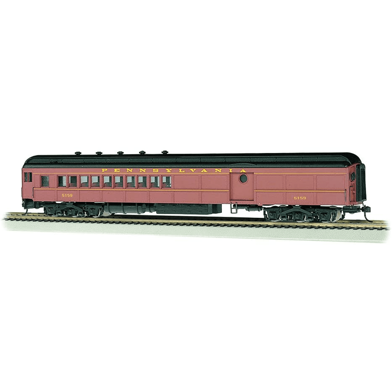 Bachmann PRR #5159 Post-War Train Car with Round Door Window - Walmart ...