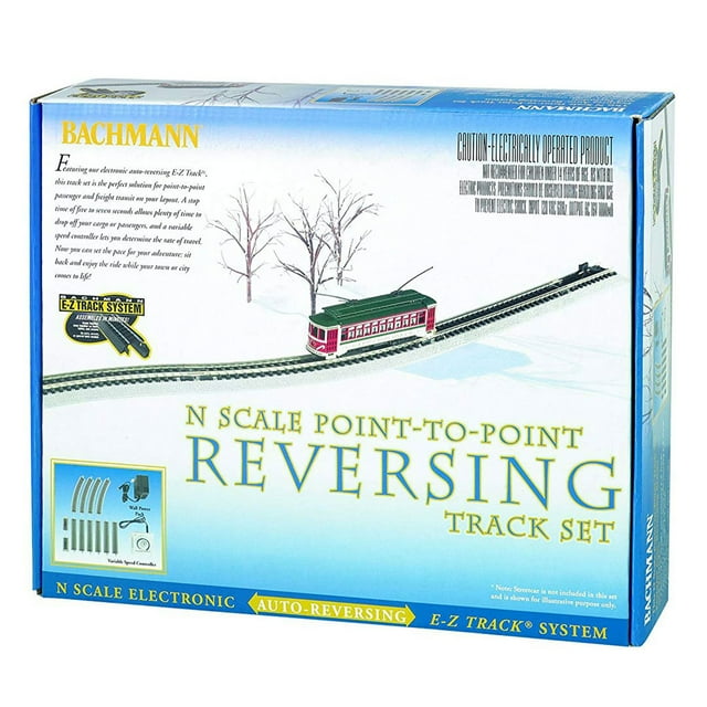 Bachmann Industries BT-44847 N Scale E-Z Point To Point Reversing Track ...