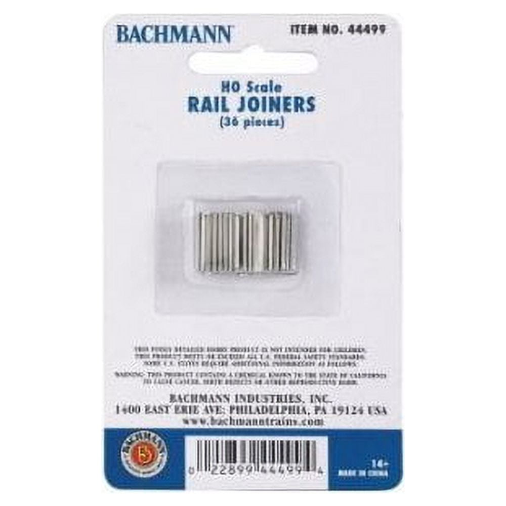 BACHMANN TRAIN HO SCALE E-Z TRACK RAIL JOINERS 36 pcs BAC44499 ...