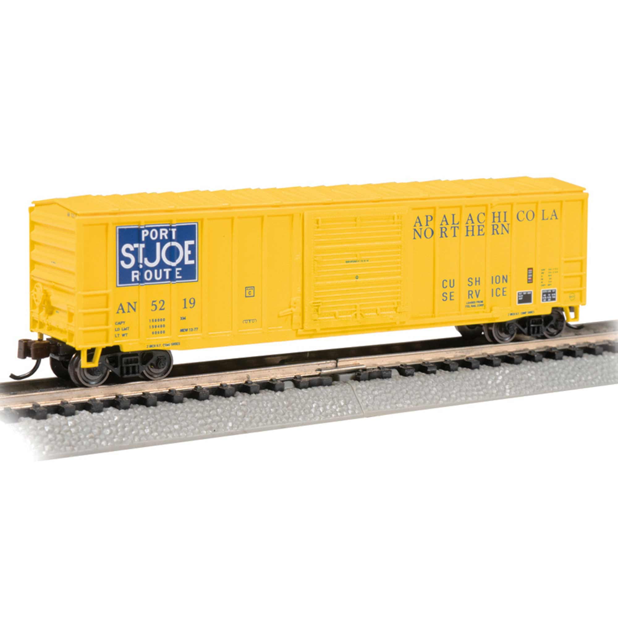 Bachmann Industries N ACF 50'6" Box Car Port St. Joe Route #5219 ...