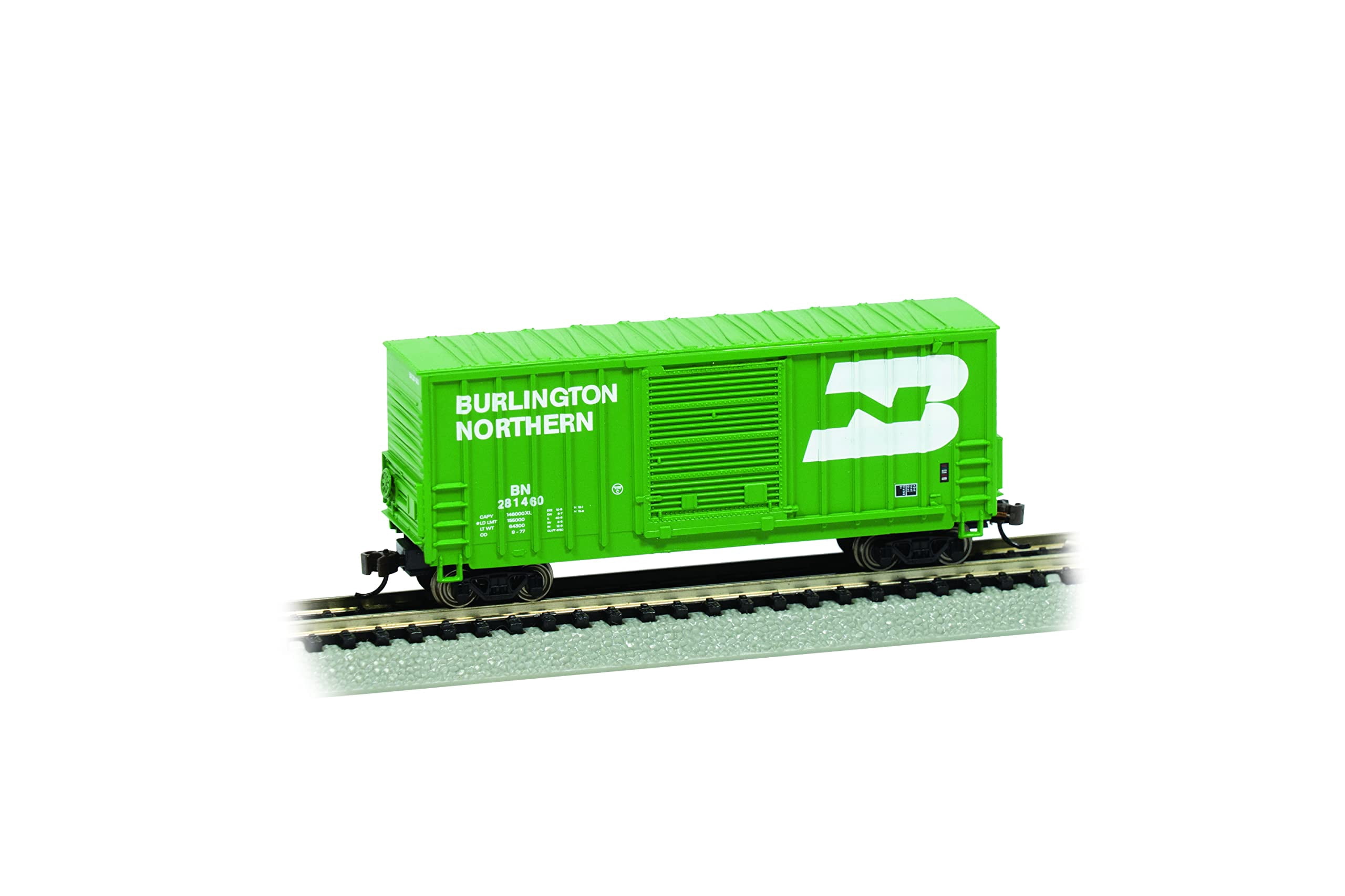 Bachmann Trains - HI-Cube Box CAR - Burlington Northern #281460 - N ...