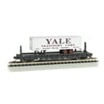 Bachmann Industries N 526" Flatcar w/Piggyback Trailer, ACL/Yale ...