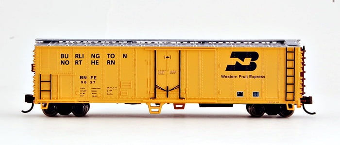 Bachmann N Scale Train Acf 50' Steel Reefer Burlington Northern 17951 ...