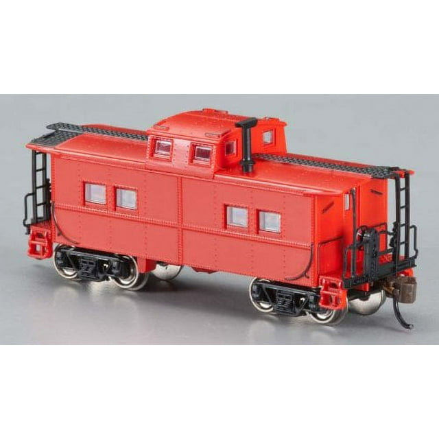 N Northeast Steel Caboose, Unlettered/Red - Walmart.com