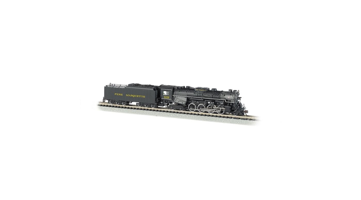 Bachmann-2-8-4 Berkshire - Sound & DCC -- Pere Marquette #1225 (black ...