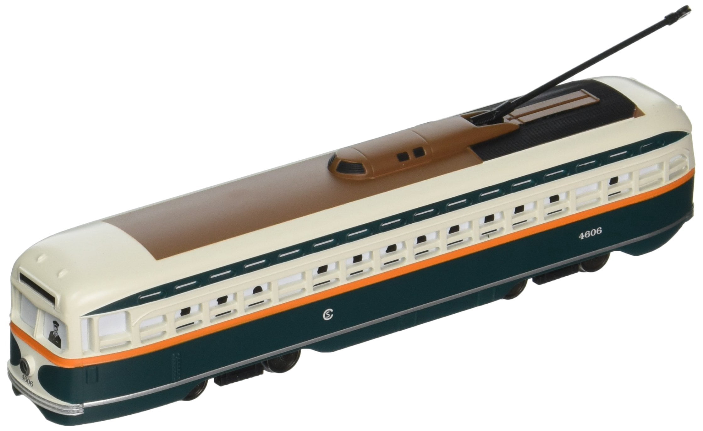 Bachmann Chicago PCC Streetcar with Sparking Trolley Pole - Walmart.com