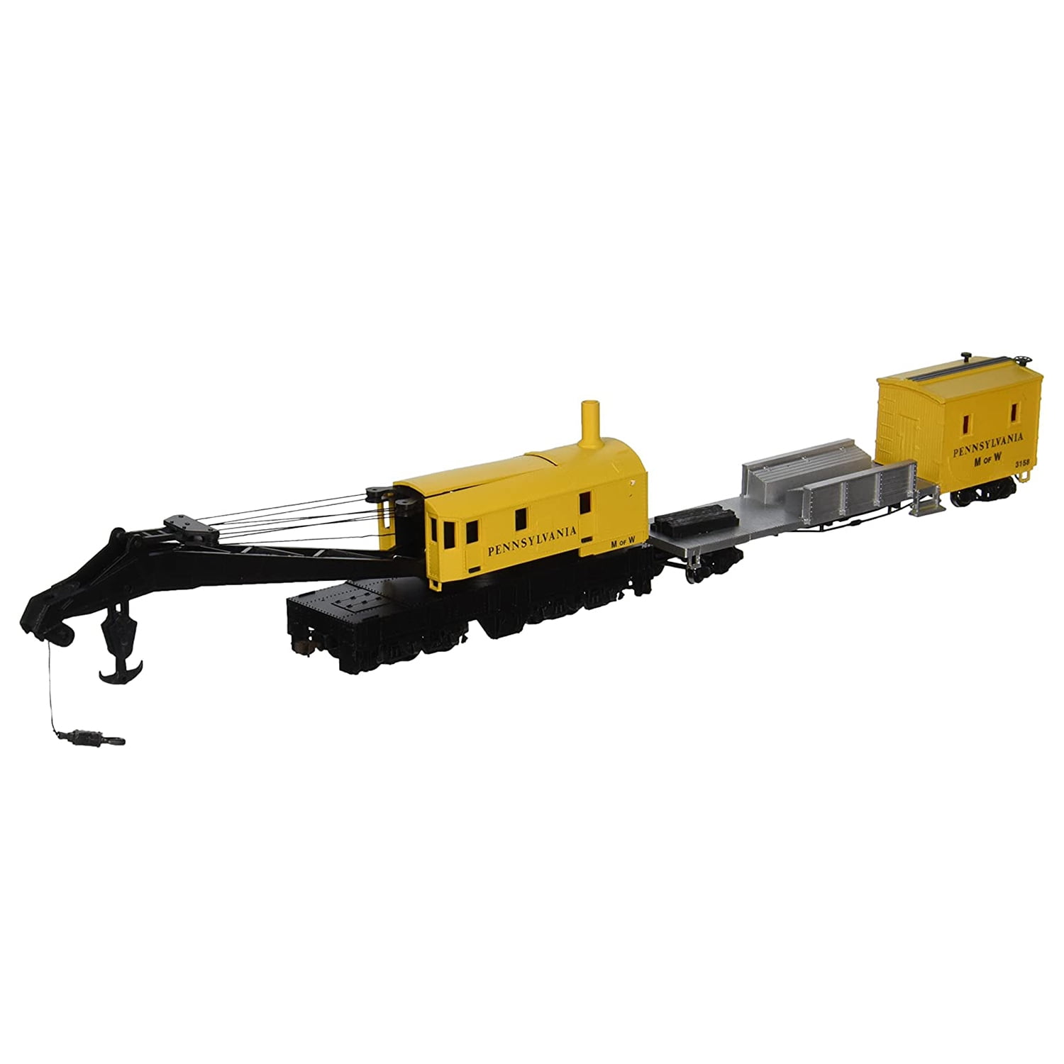 Bachmann Trains 16114 Pennsylvania HO 250 Ton Steam Crane and Boom ...