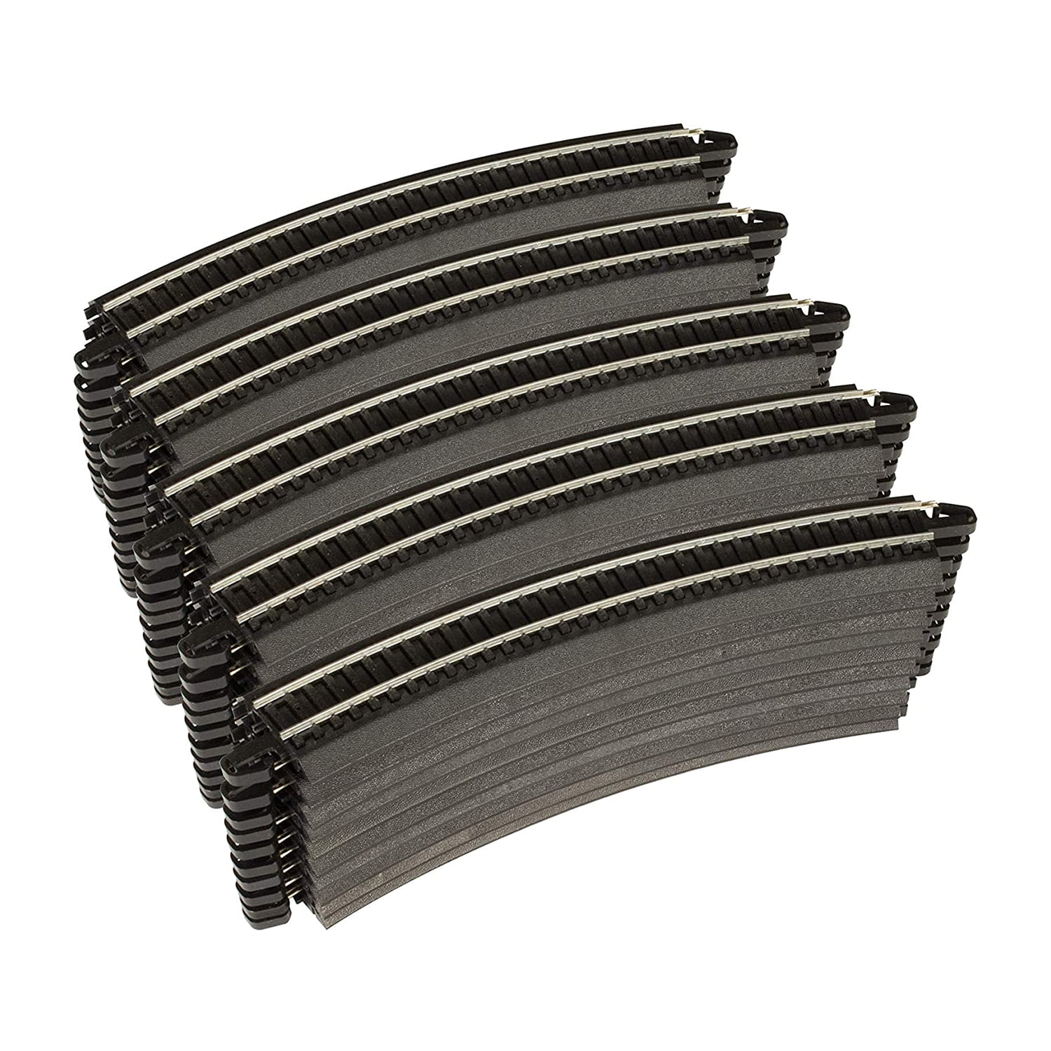 Bachmann Trains 44480 HO Scale 18 In Radius Model Train Track, 50 Pc ...