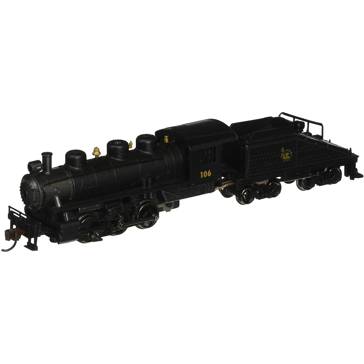 Bachmann Trains N Scale 1:160 New Jersey Central USRA Locomotive, Black ...