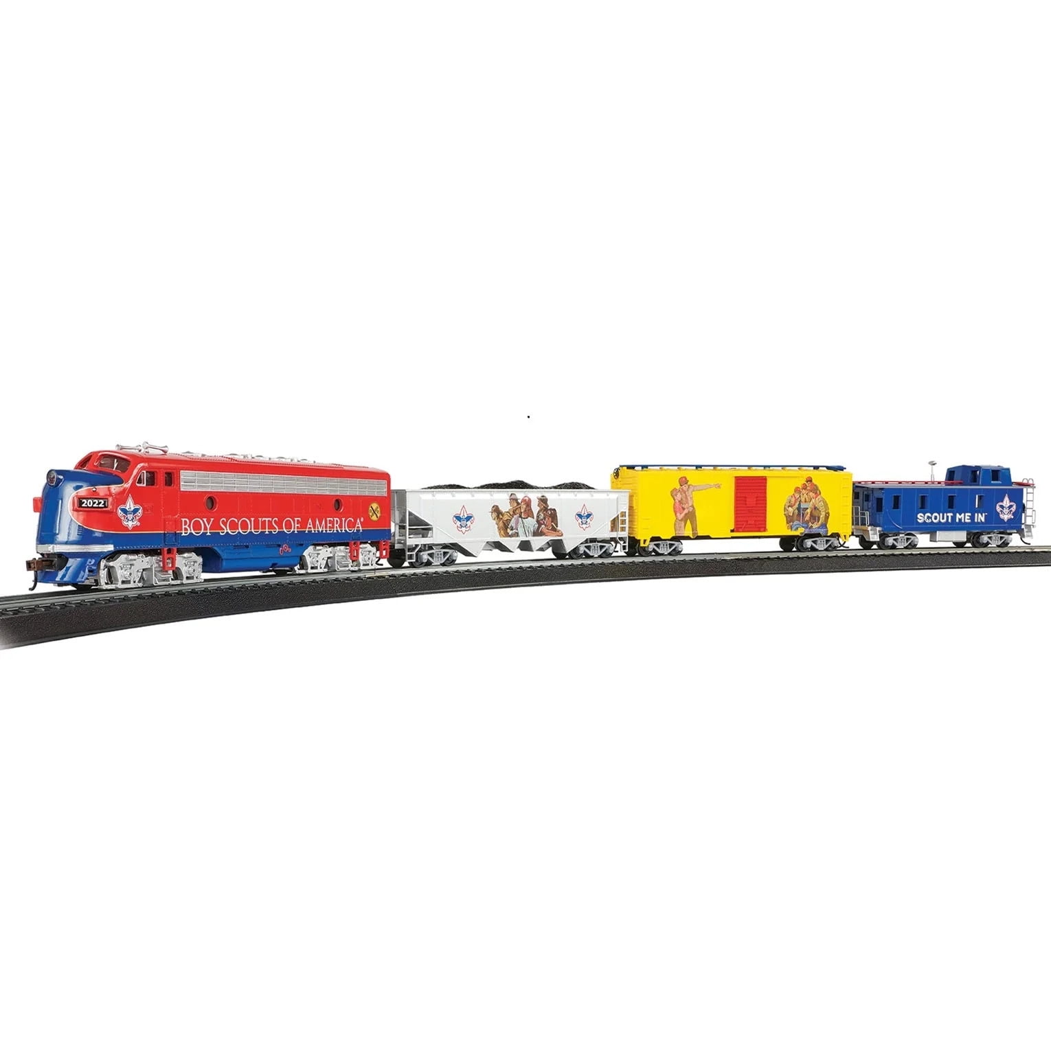 Bachmann Trains - BSA® ALL AMERICAN (Boy Scouts of America®) - Ready To Run Electric Train Set ...